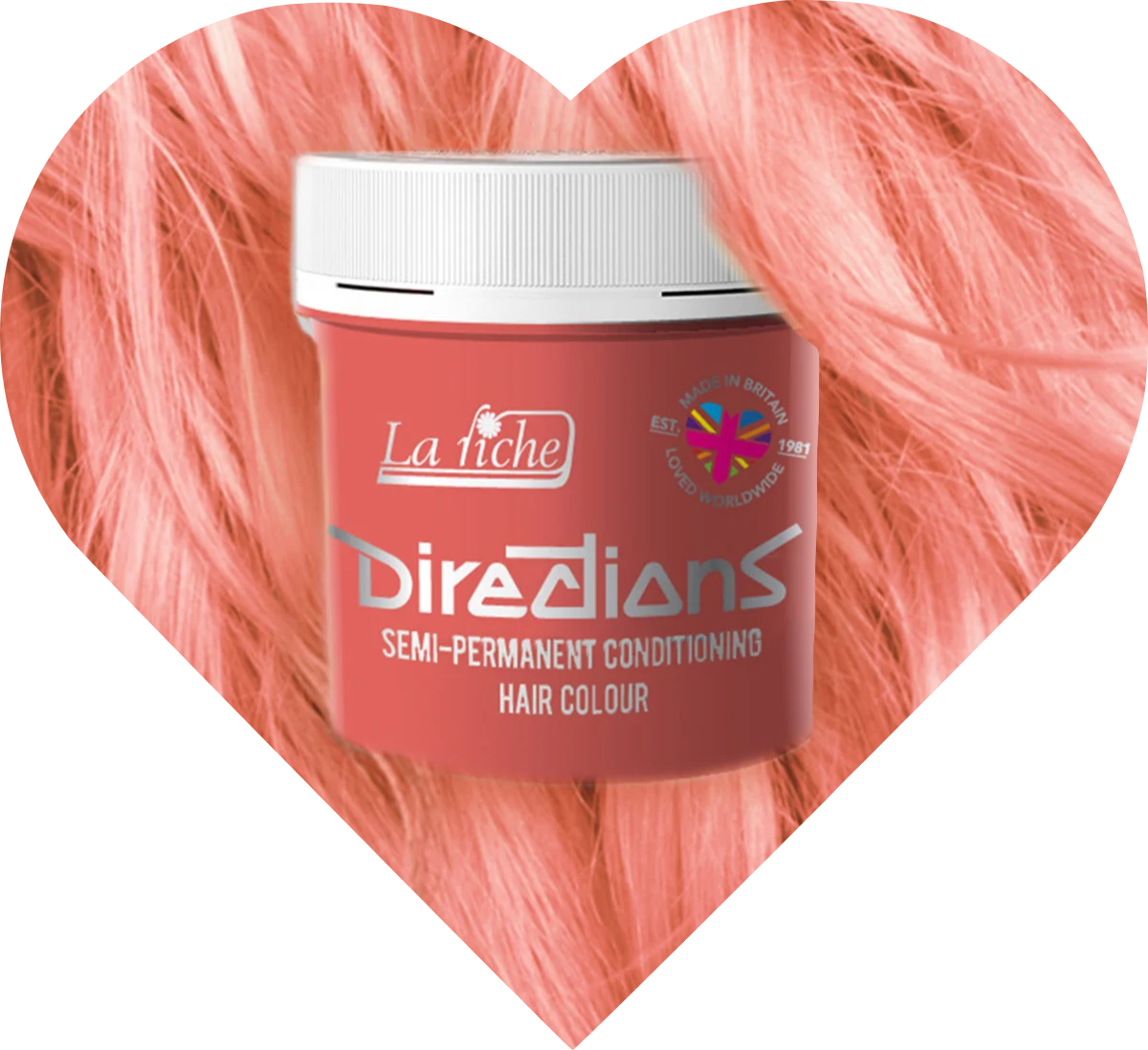 La Riche Directions Semi Permanent Hair Dye 100ml Tub - Peach