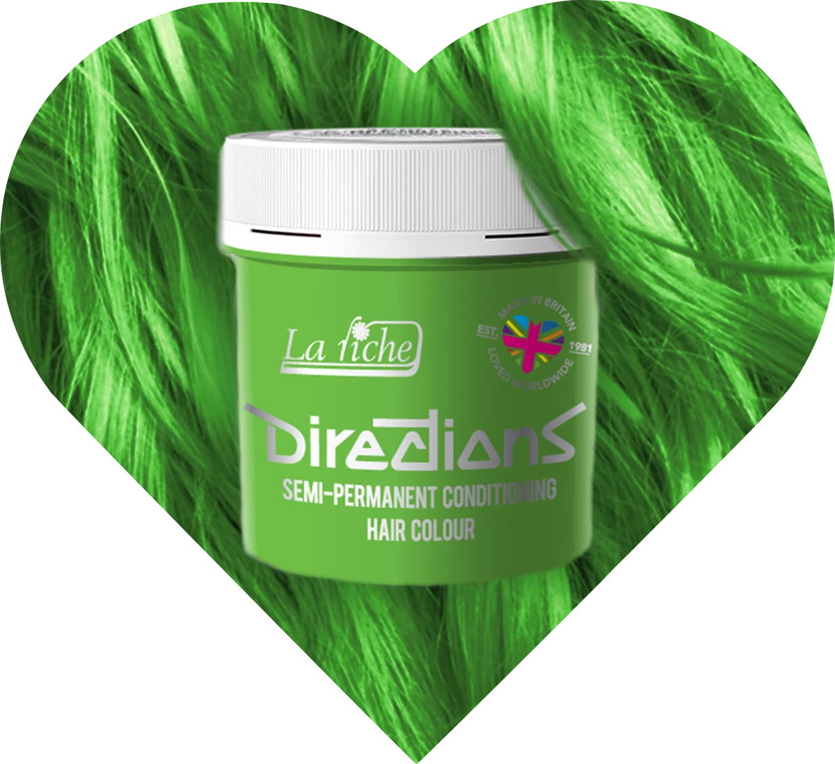 La Riche Directions Semi Permanent Hair Dye 100ml Tub - Spring Green